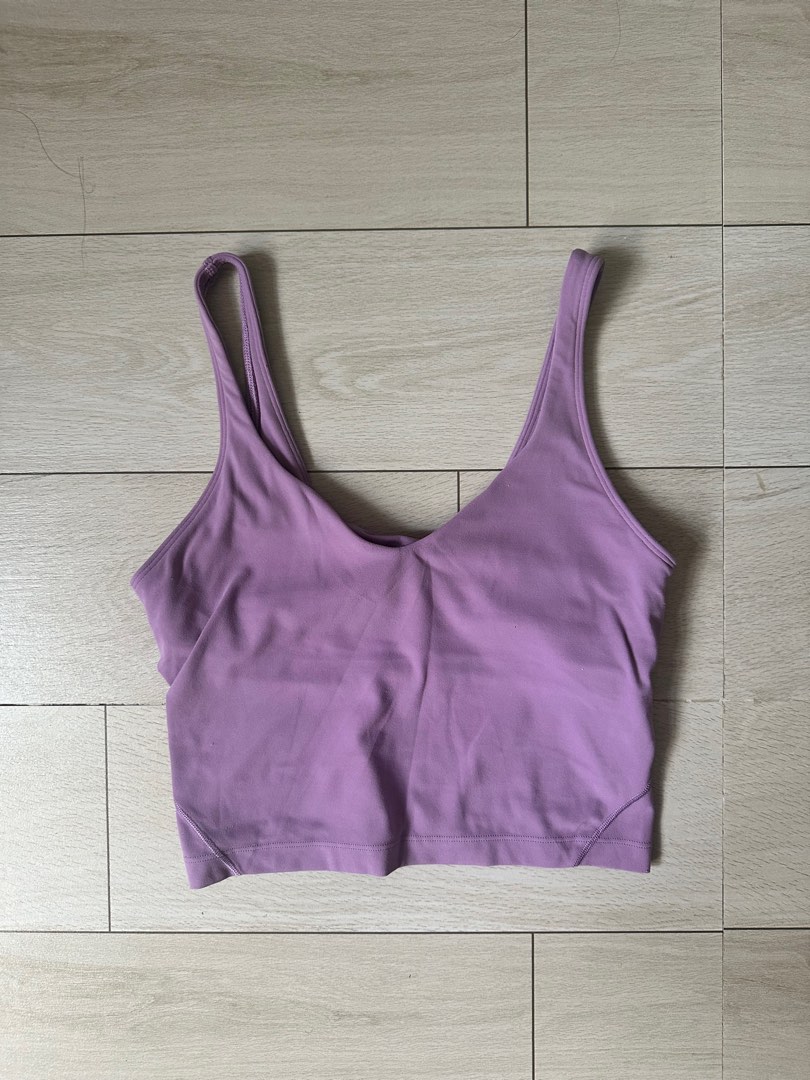 (6) Lululemon Purple Align Tank, Women's Fashion, Activewear on Carousell