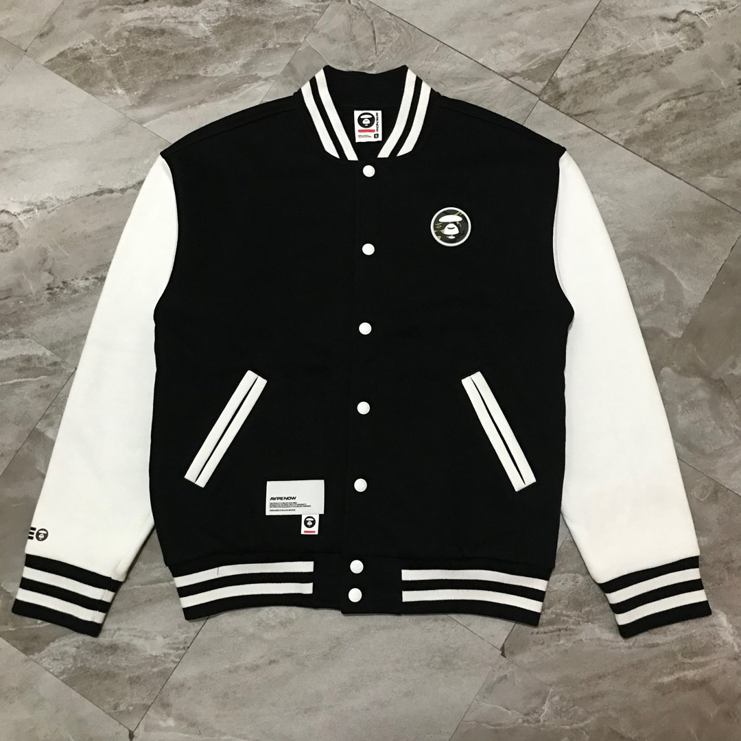 AAPE BY *A BATHING APE VARSITY JACKET, Men's Fashion, Coats, Jackets ...