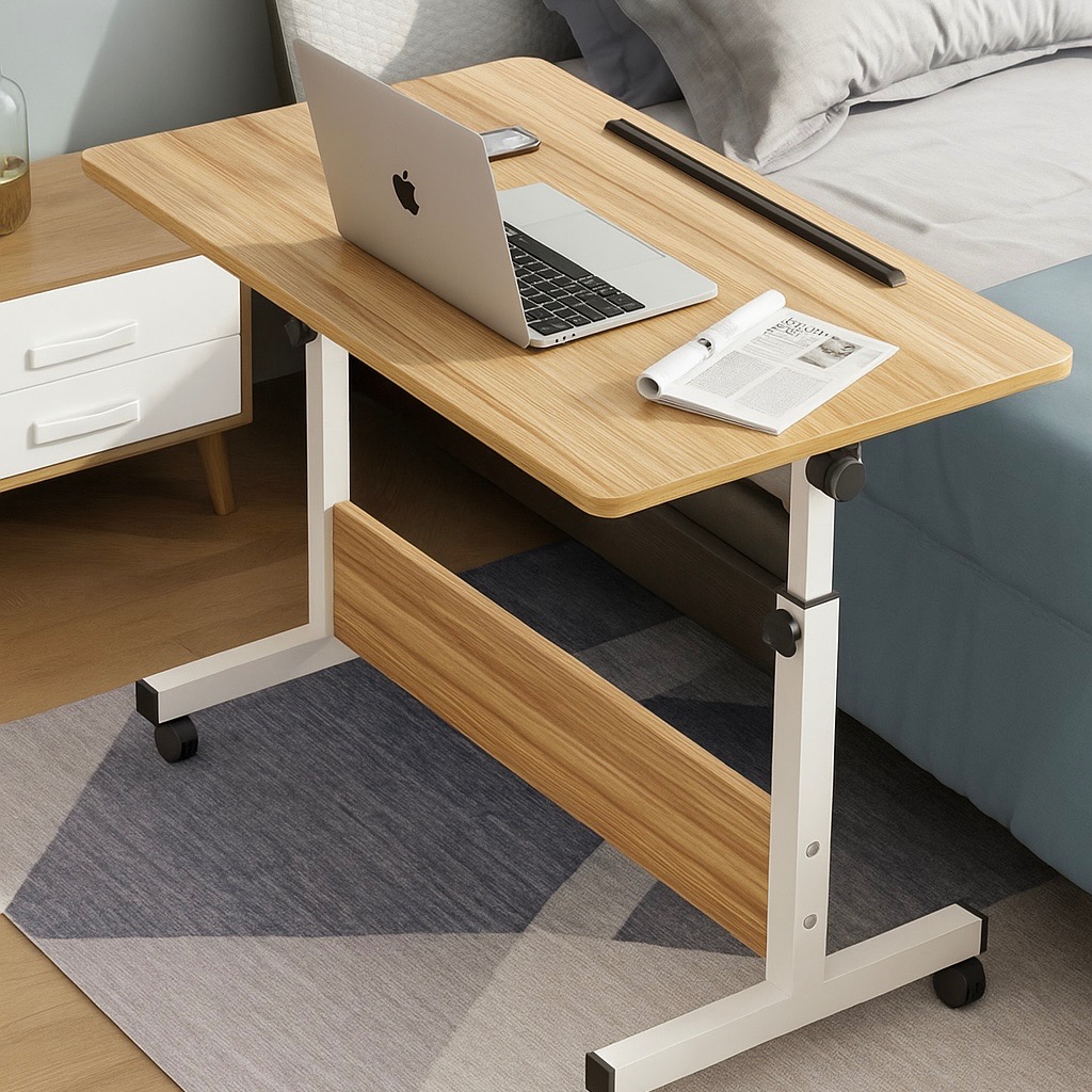 Adjustable Laptop Table | Height Adjustable Desk | Bedside Laptop Table ...