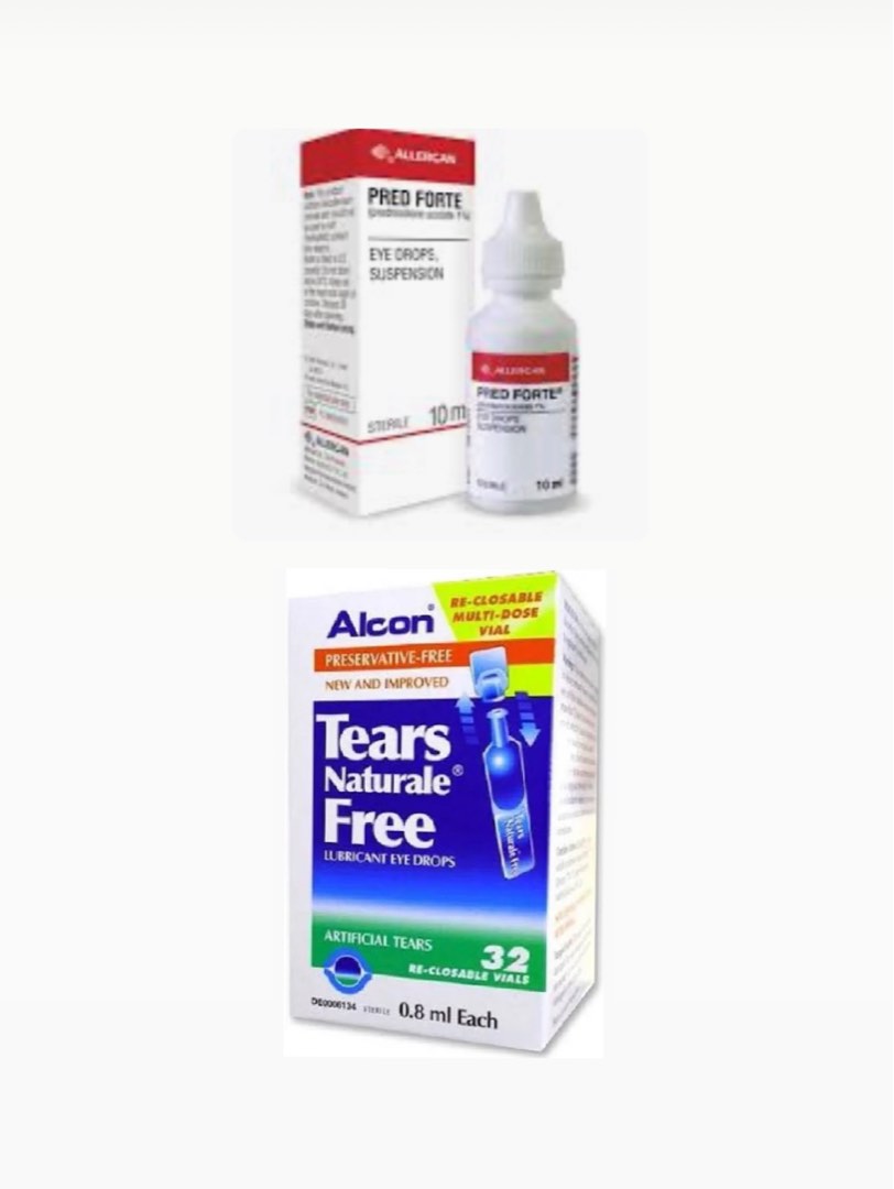 Alcon + Pred Forte Eye Lubricant Duasorb + Ophthalmic Suspension ...