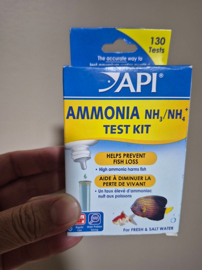 API Ammonia Test Kit for Fish Tanks, Pet Supplies, Homes & Other Pet ...