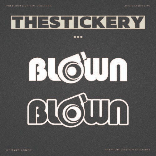 Blown Turbo Premium Custom JDM Stickers, Car Accessories, Accessories ...