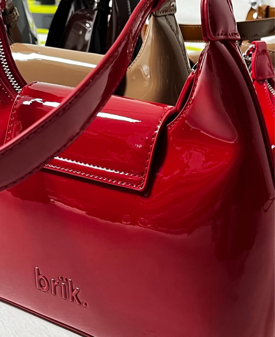 BRIK - UPSIZED CHROMA IN RED, Women's Fashion, Bags & Wallets, Shoulder Bags on Carousell