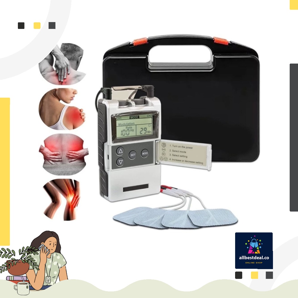 (clearing) TENS Digital TENS Electric Pulse Massager Tens EMS Muscle ...