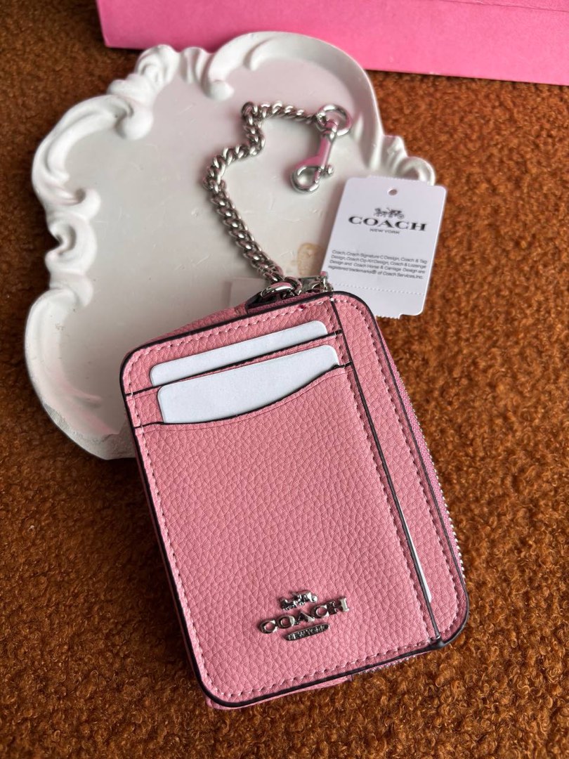 Coach Zip Card Wallet, Women's Fashion, Bags & Wallets, Wallets & Card ...