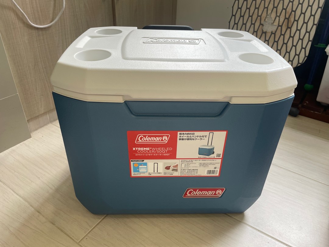 Coleman Wheeled XTREME 5 DAY Cooler Box, Sports Equipment, Hiking ...