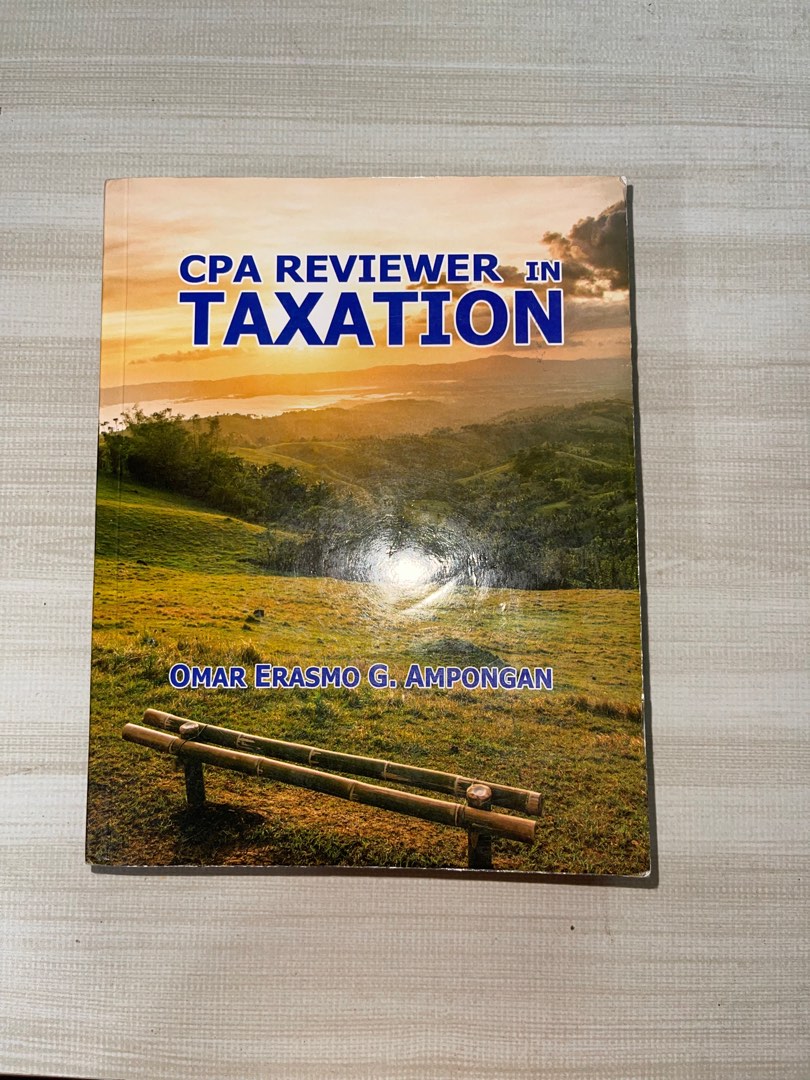 CPA REVIEWER IN TAXATION AMPONGAN, Hobbies & Toys, Books & Magazines ...