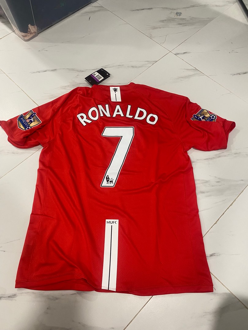 Cristiano Ronaldo 2008 Manchester United Premier League home football ...