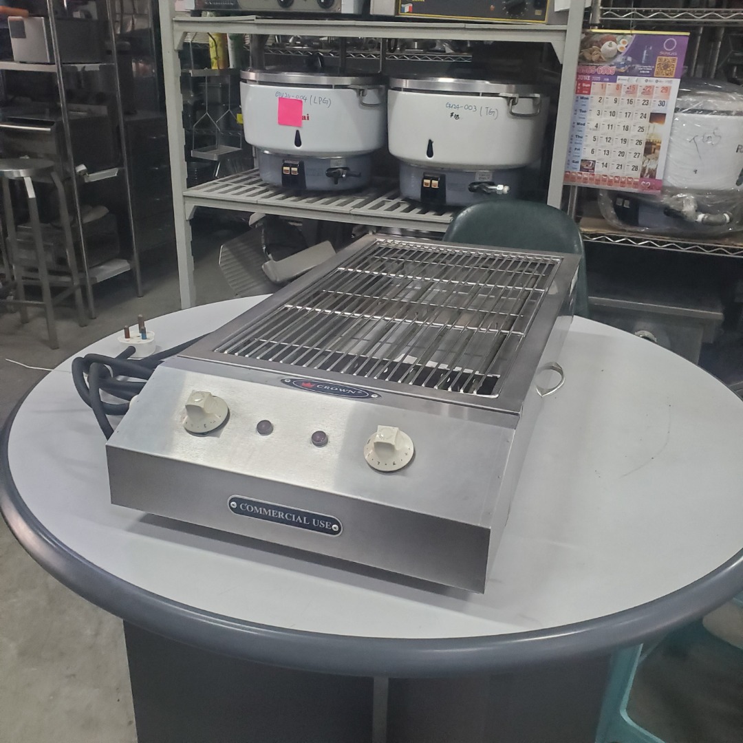 Crown S/S Table Top Griller with 2 Control -15amp, TV & Home Appliances ...