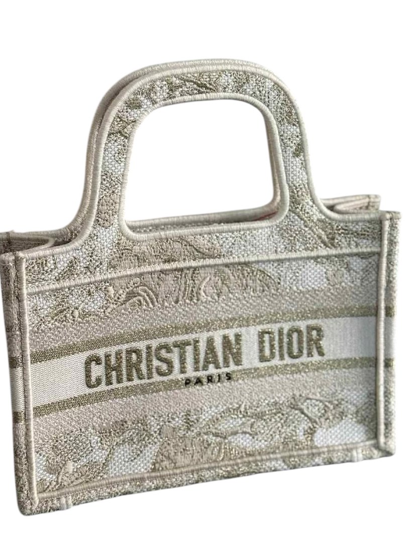 D_ior Book Tote In Mini, Luxury, Bags & Wallets on Carousell