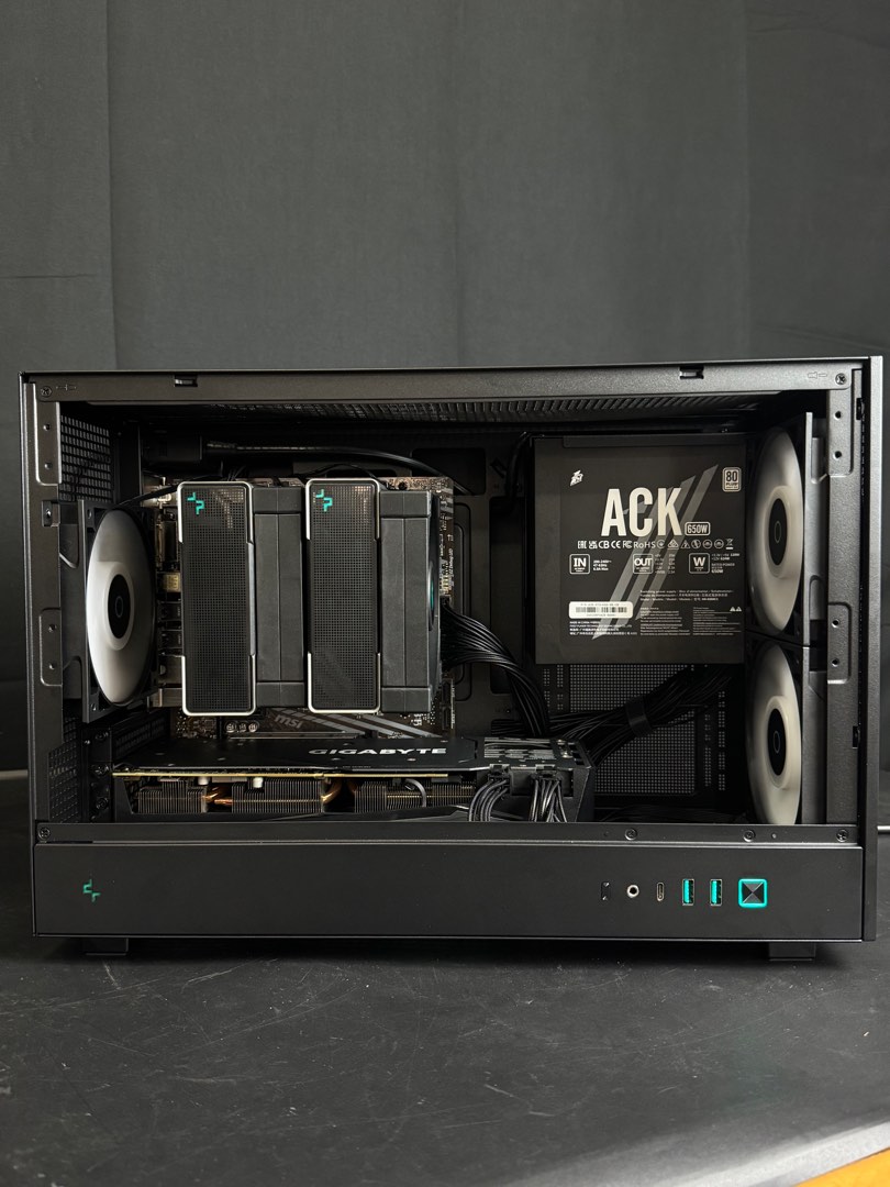 DEEPCOOL CH260 CLEAN BLACK BUILD, Computers & Tech, Desktops on Carousell