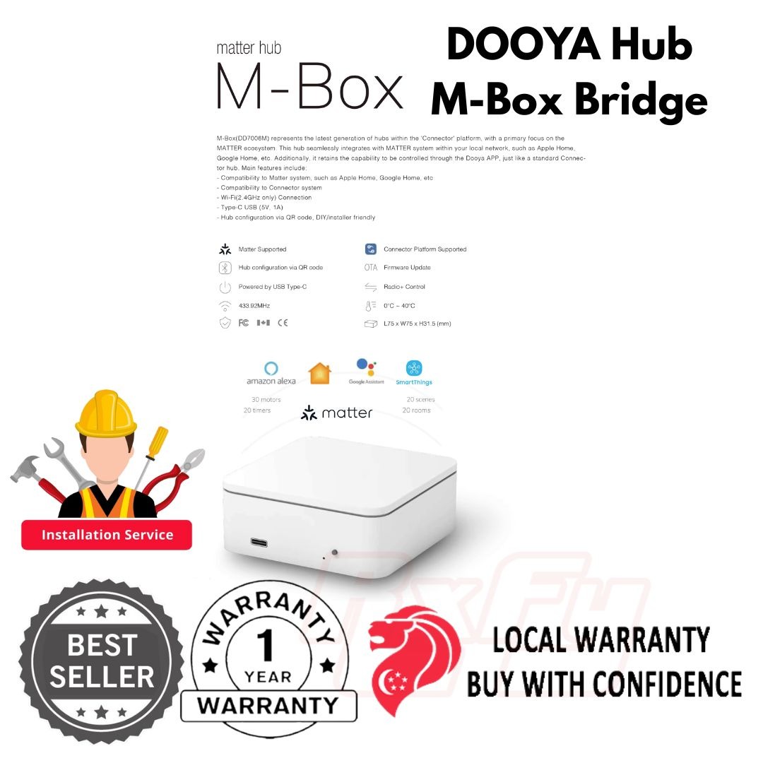 DOOYA Hub M-Box Bridge, Connector Control Controller for DOOYA Motor ...
