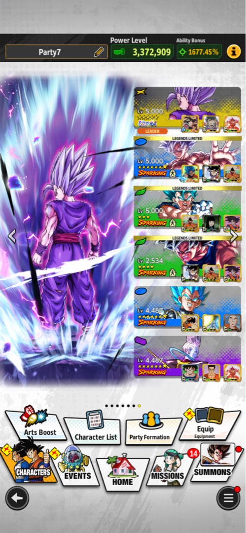 Dragon Ball Legends DBL Beast gohan + TMUI account, Video Gaming ...