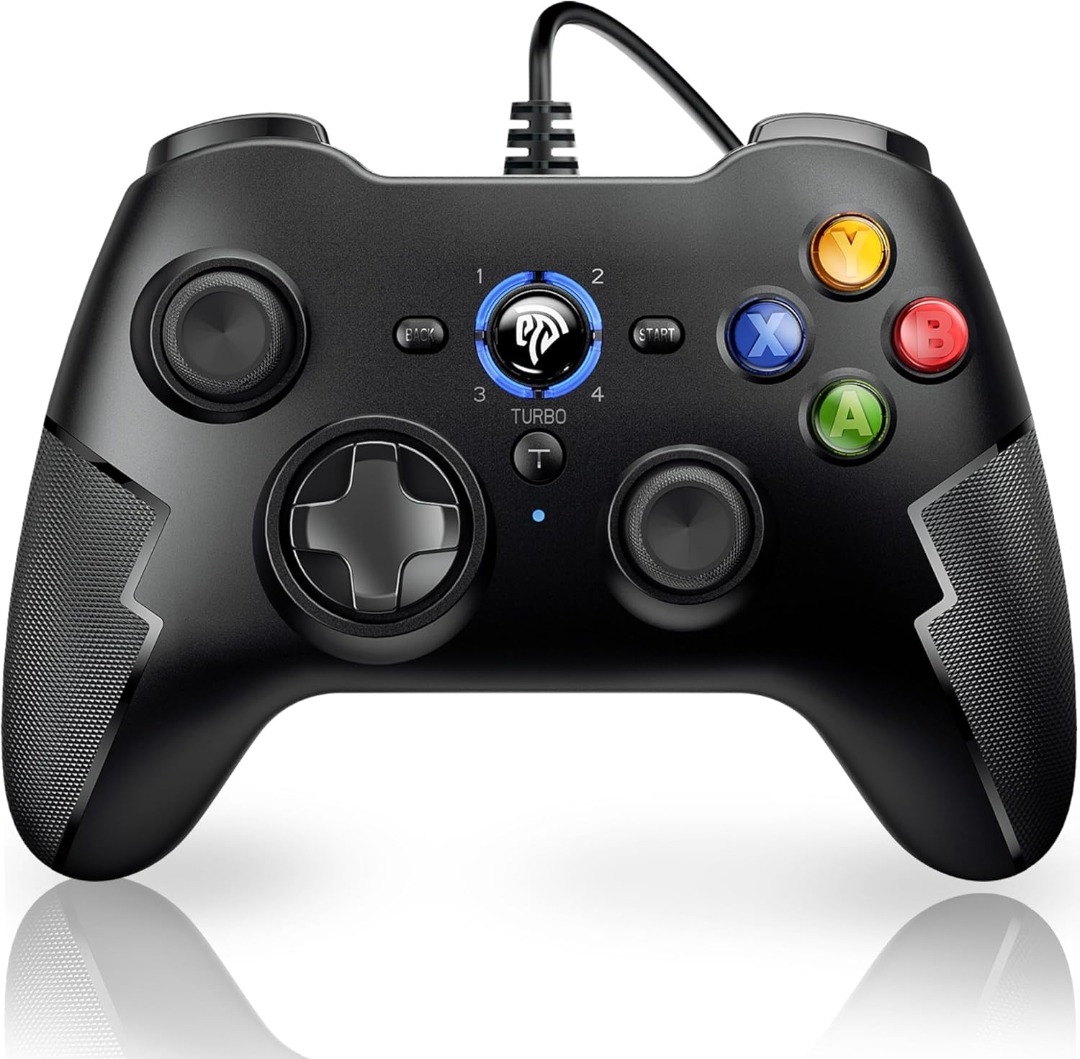 EasySMX Wired Gaming Controller,PC Game Controller Joystick with Dual ...
