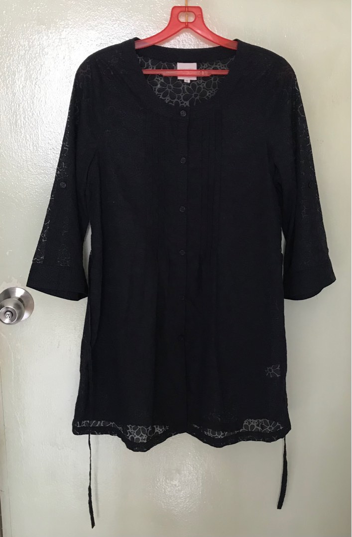 Emma James Translucent Tunic Dress, Women's Fashion, Dresses & Sets ...