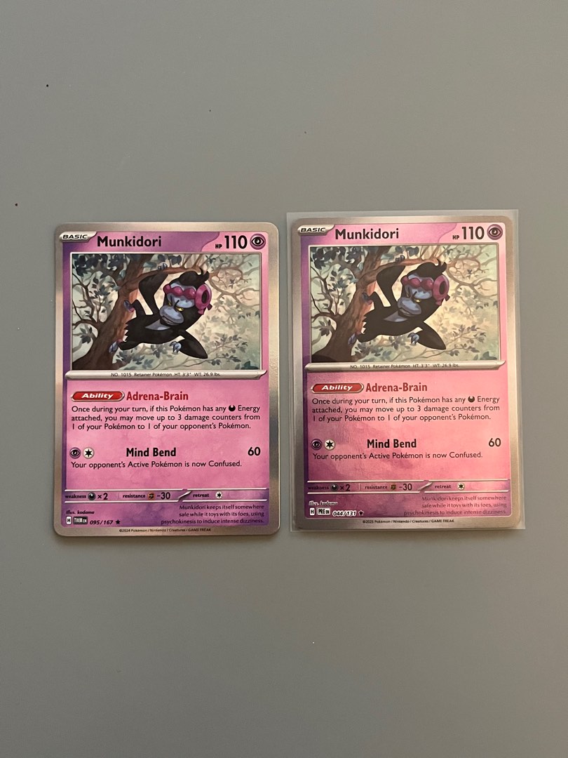 ENG Munkidori Pokeball / holo foil Tcg Pokemon card English prismatic ...