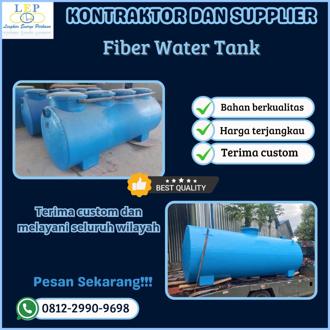 Fiber water tank terbaru - Ringan & Tahan korosi, Properti, Dijual di ...