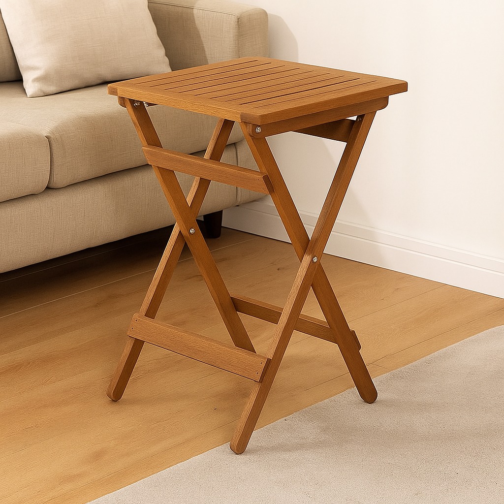 Foldable Outdoor Table | Square Patio Table | Wooden Picnic Table ...