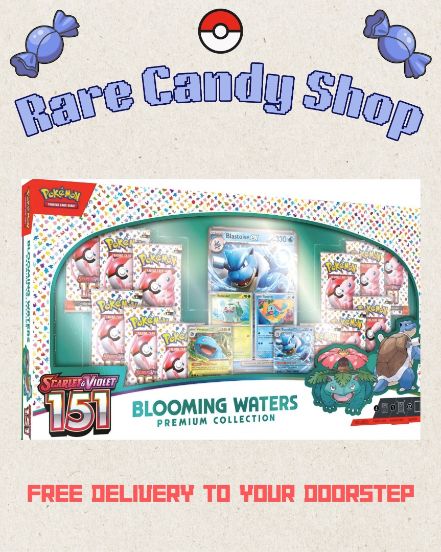 (Free Delivery) Pokemon 151 Blooming Waters Premium Collection, Hobbies ...