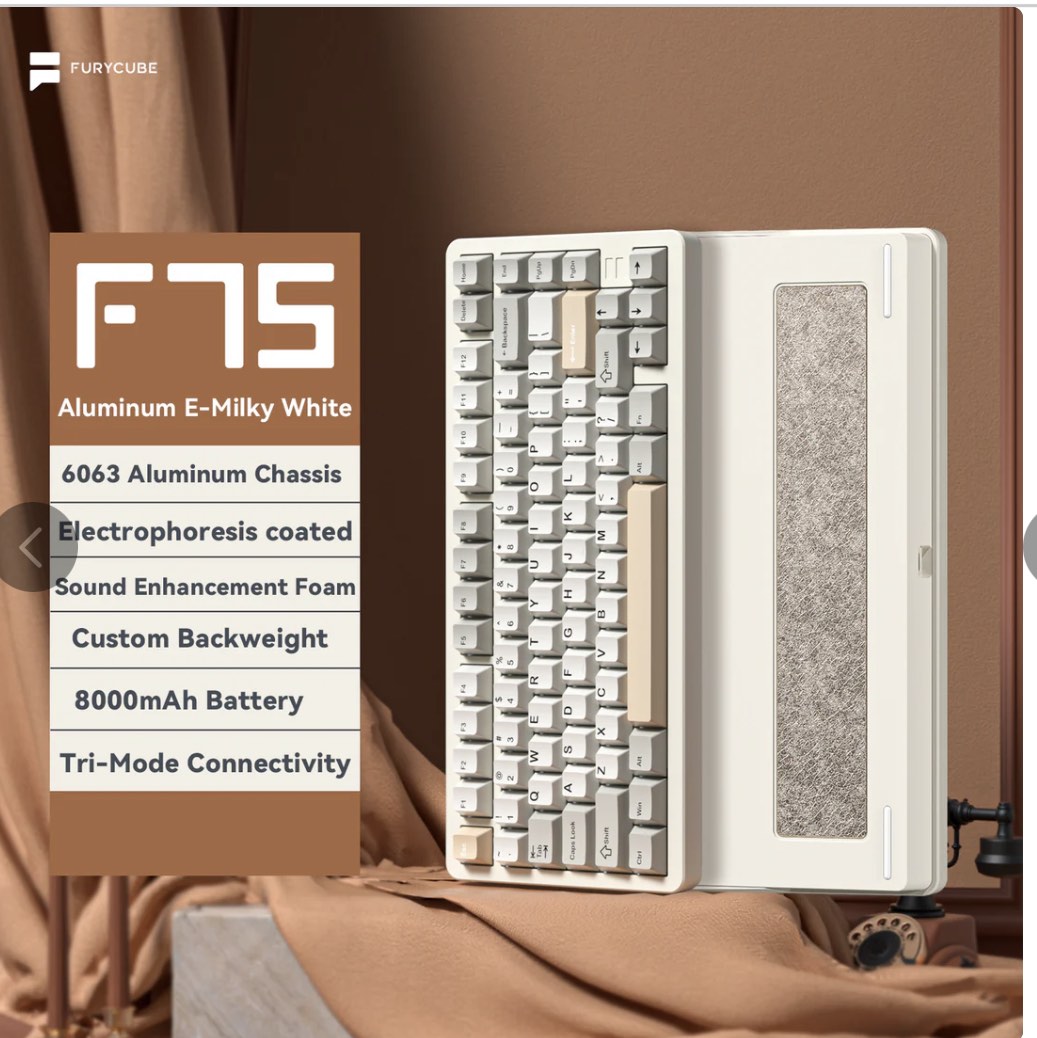 Furycube F75 Mechanical Keyboard, Computers & Tech, Parts & Accessories ...