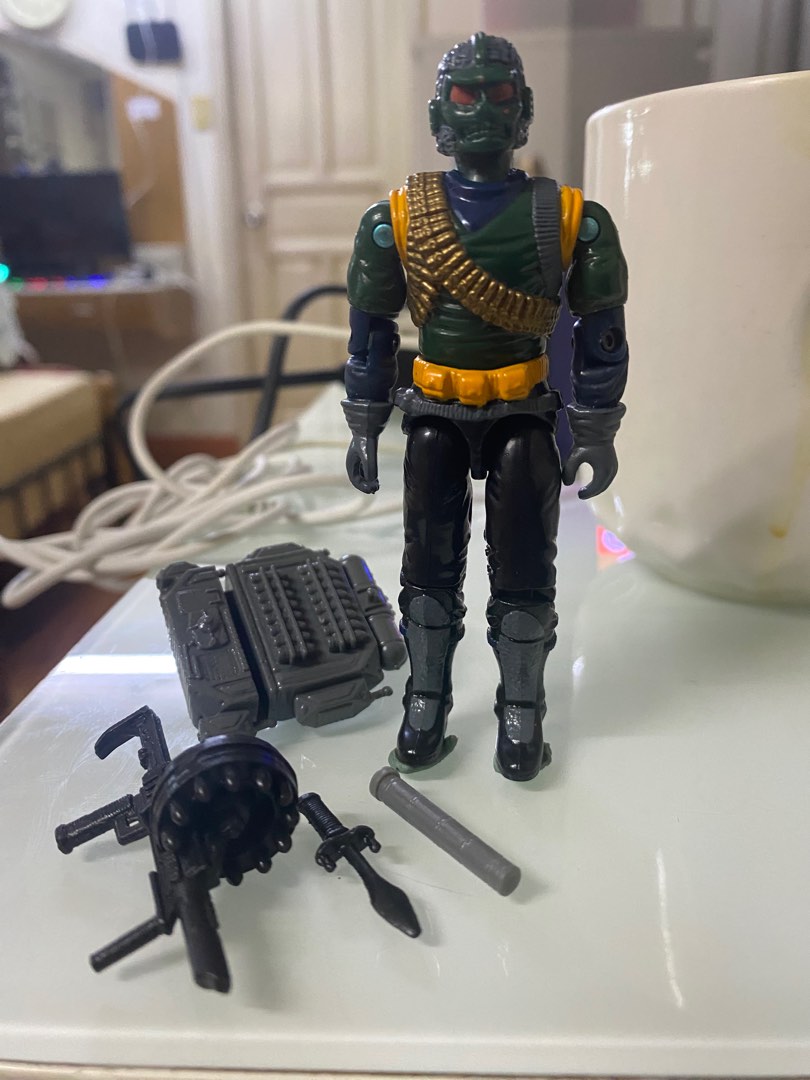 GI Joe Range Viper v1 1990 Vintage Action Figure Hasbro ARAH 3.75" Missing One Accessory ...