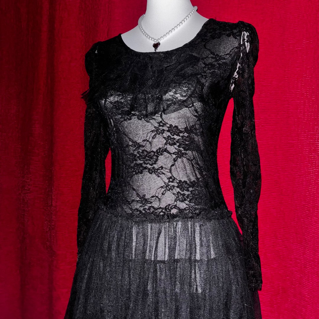 goth dress || alternative lace punk scene emo, Women's Fashion, Dresses ...