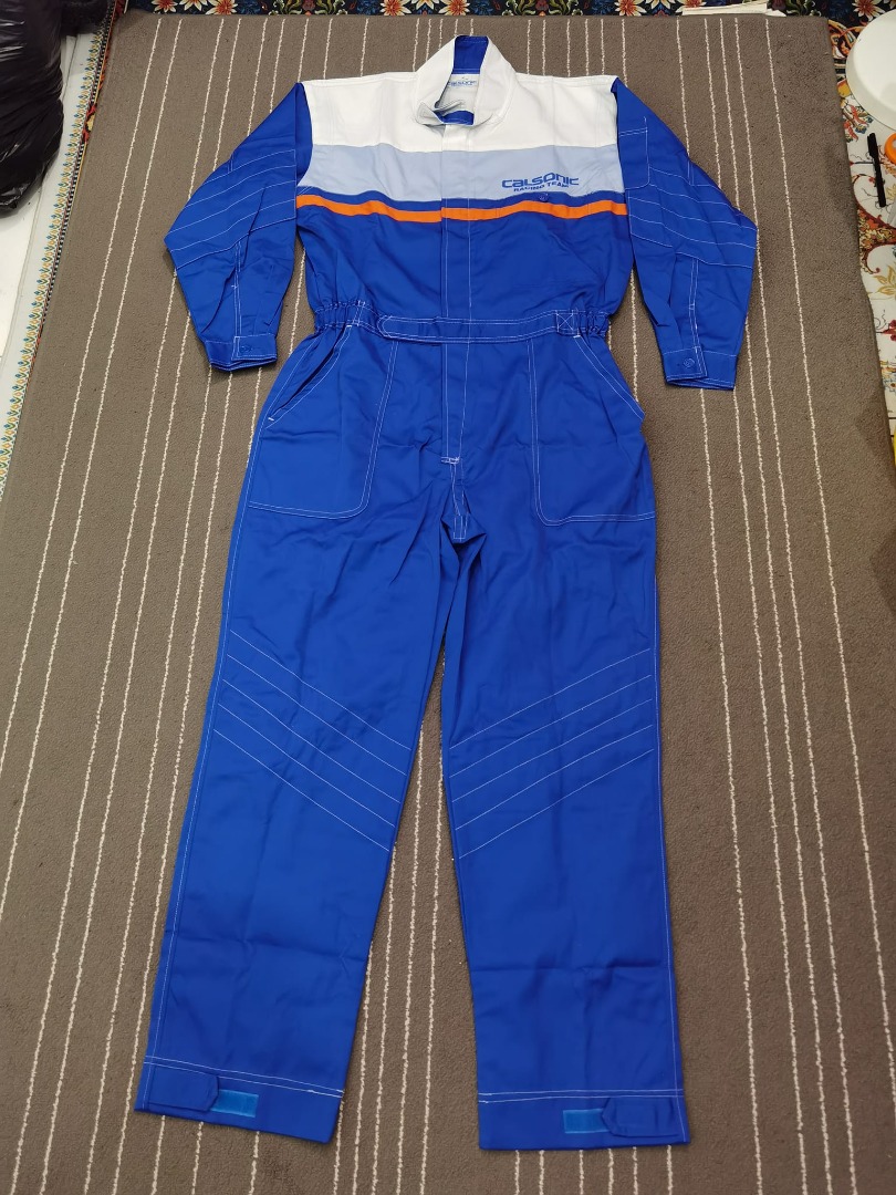 JDM calsonic RACING TEAM COVERALL M w34 - 37, Men's Fashion, Bottoms ...