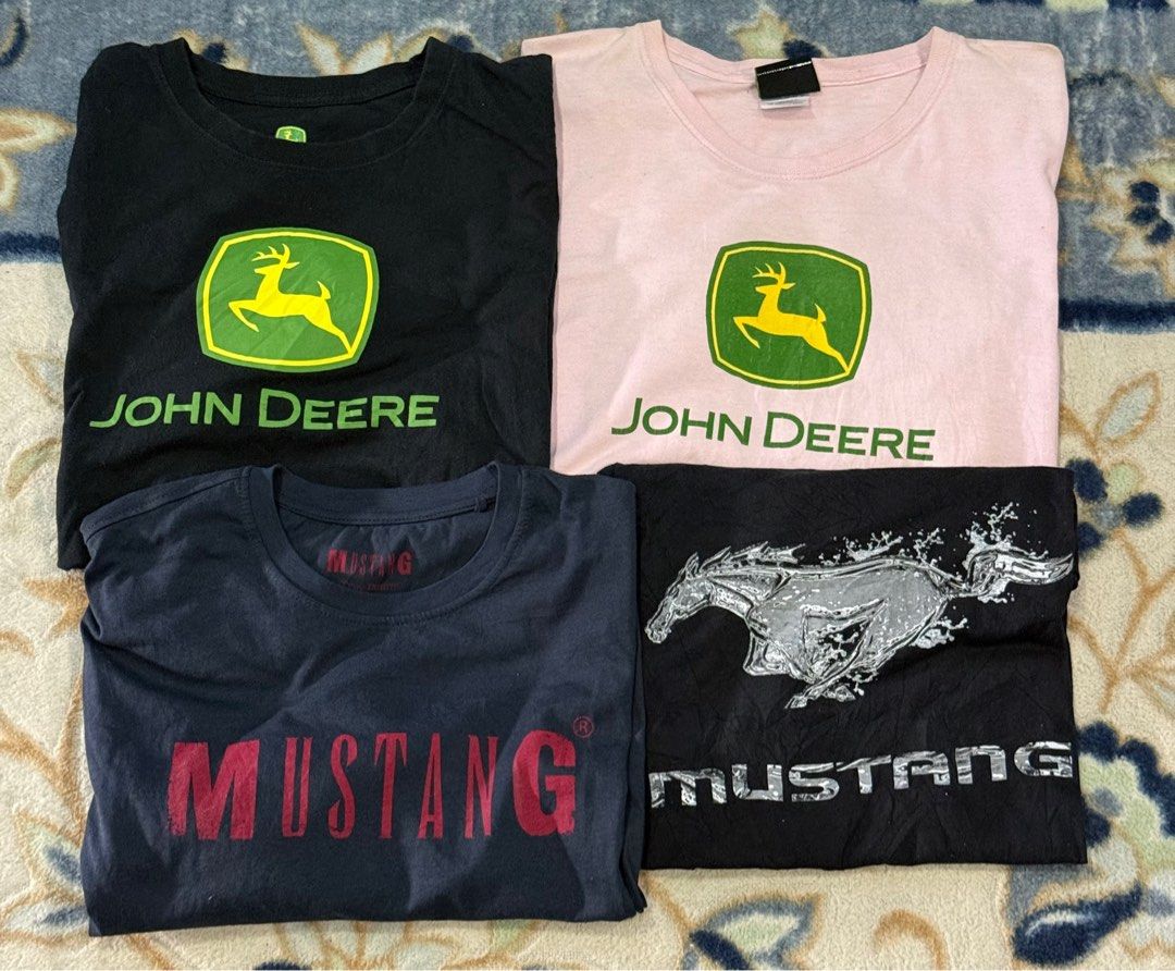 Kombo John Deere and Mustang, Men's Fashion, Tops & Sets, Tshirts ...