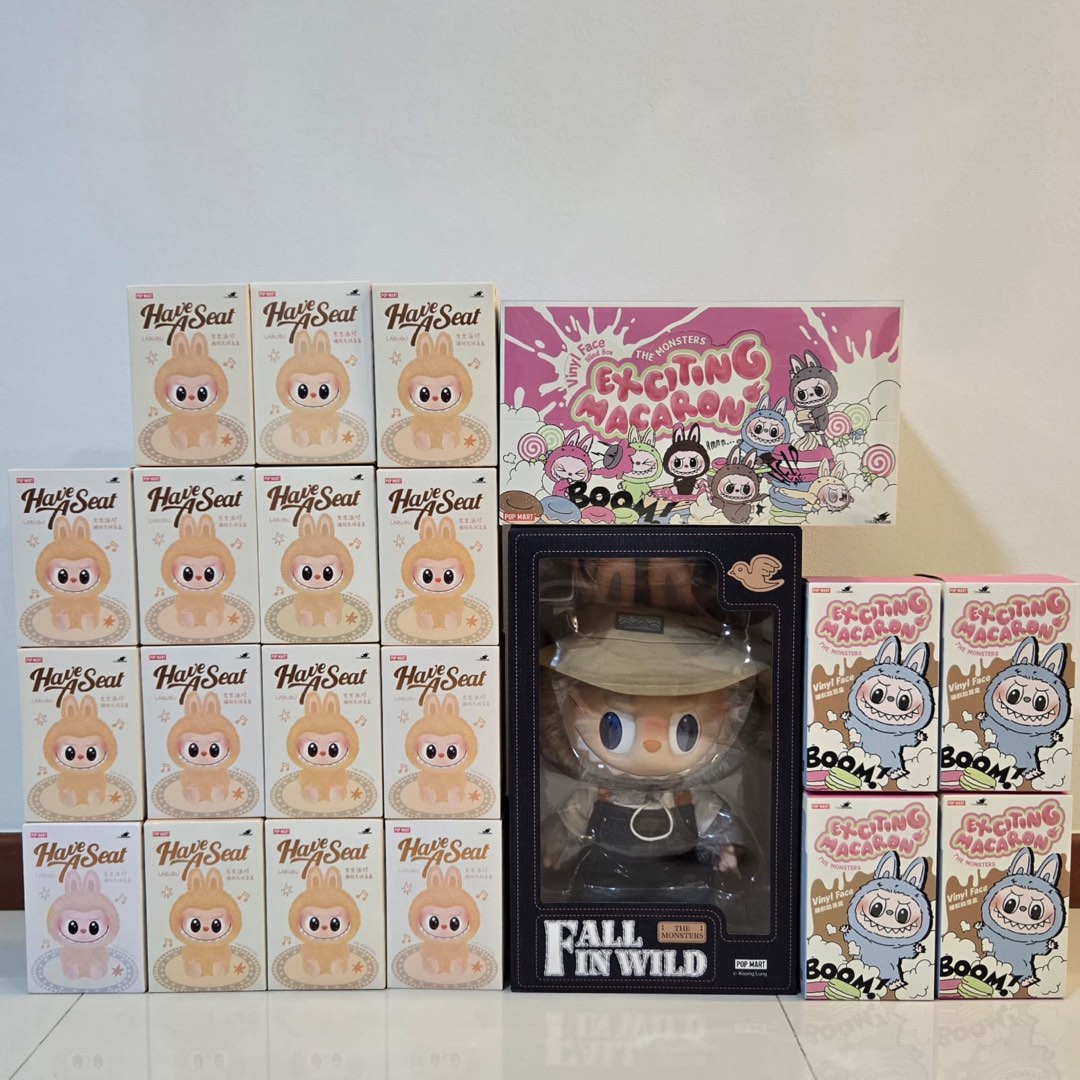 Labubu v1 v2 Macaron Have a Seat Fall In Wild, Hobbies & Toys, Toys ...