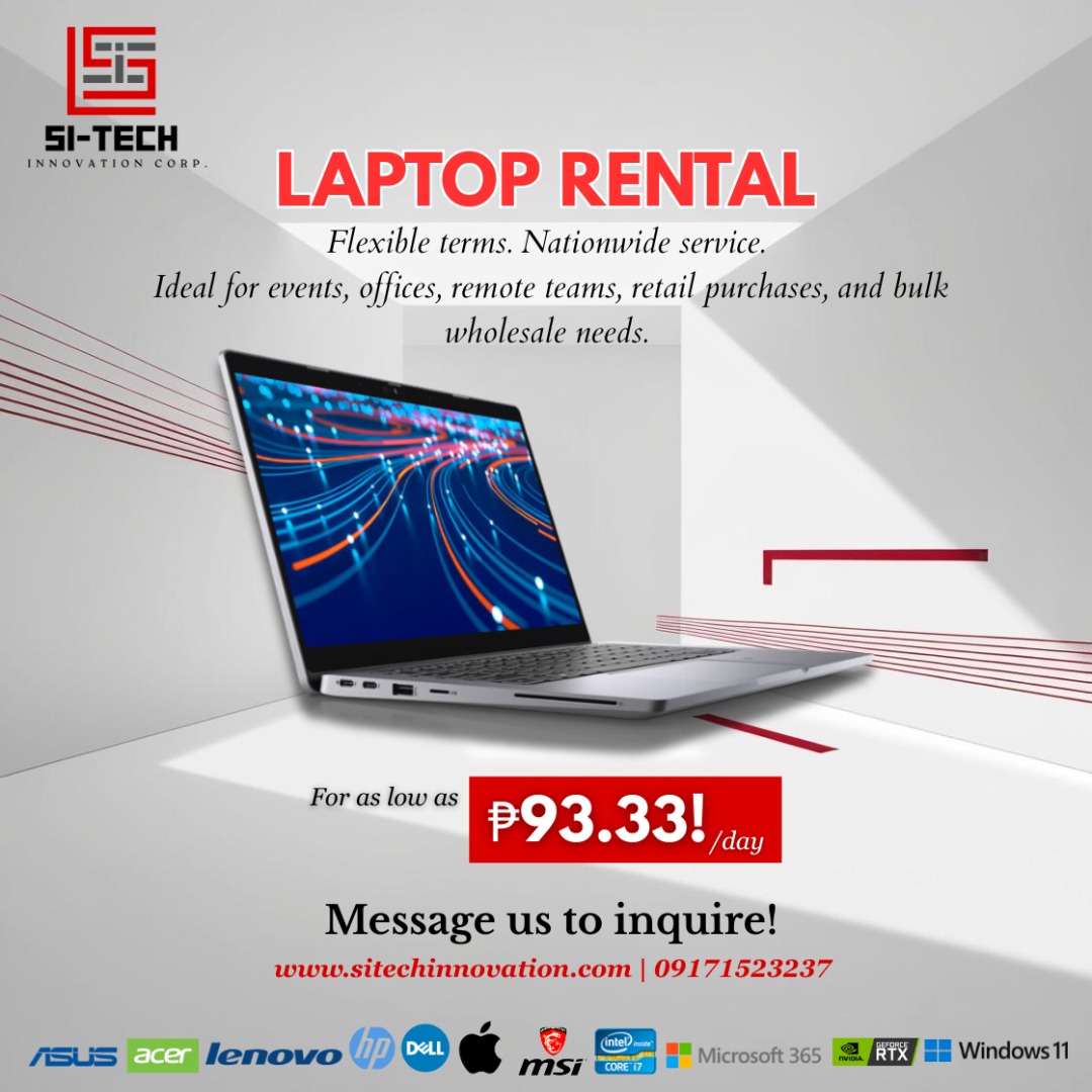 LAPTOP RENTAL, Computers & Tech, Laptops & Notebooks on Carousell