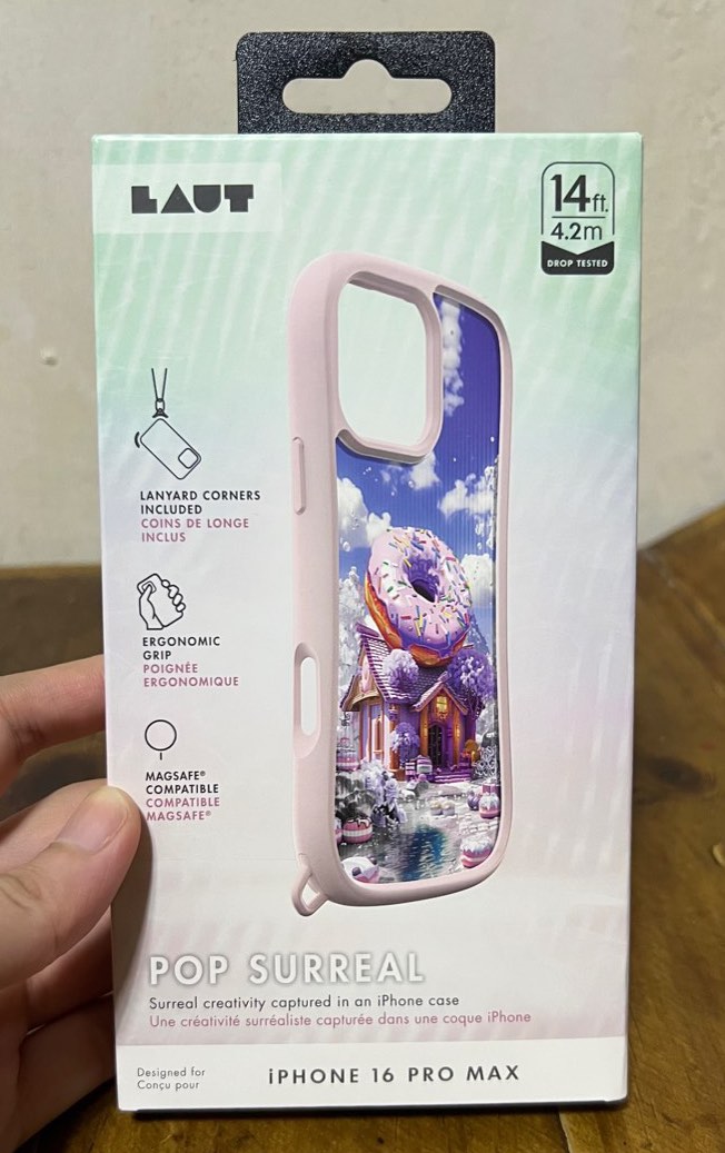 LAUT POP SURREAL Doughnut Case for iPhone 16 Pro Max, Mobile Phones ...