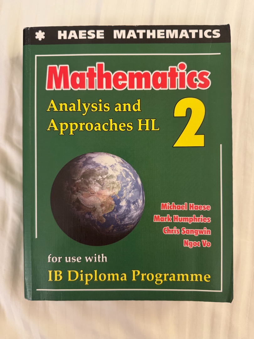 Mathematics: Analysis and Approaches HL IB Textbook, 興趣及遊戲, 書本 & 文具 ...