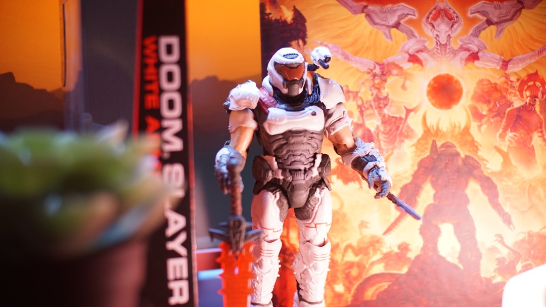 McFarlane Doom Eternal Doom Slayer White Armor Action Figure Limited ...