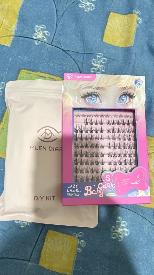MLEN DIARY Baby Manga Seri Gaya Alami Bulu Mata Palsu Mata D Eyelash ...