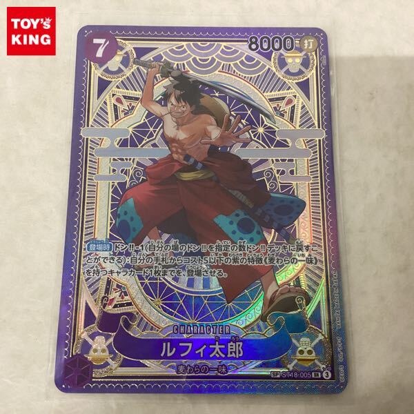 ONE PIECE Card Game SP ST18-005 SR Luffy Taro, Hobbies & Toys, Toys ...