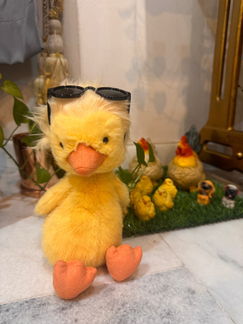 Original Jellycat Dorit Duckling, Hobbies & Toys, Toys & Games on Carousell