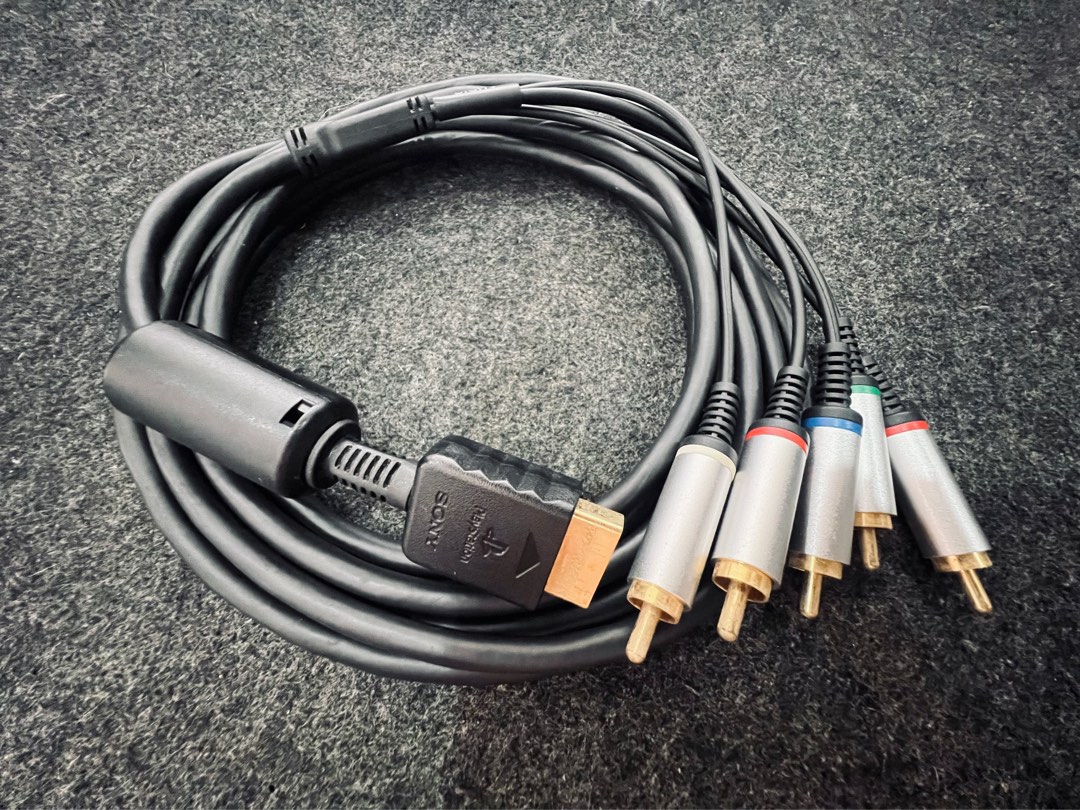 Official PlayStation Component Cable, Video Gaming, Gaming Accessories ...