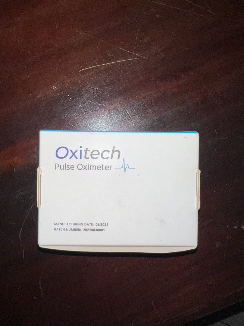 Oxitech Pulse Oximeter, Health & Nutrition, Health Monitors & Weighing ...