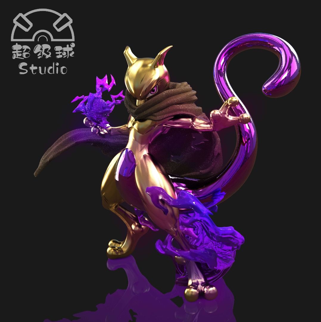 Pokemon | Mewtwo | Super Ball Studio | 【FREE Shipping - PO】GK Figurine ...
