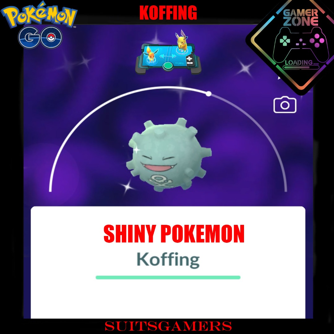 Pokemon GO - Shiny Koffing [SHINY POKEMON], Video Gaming, Video Games ...
