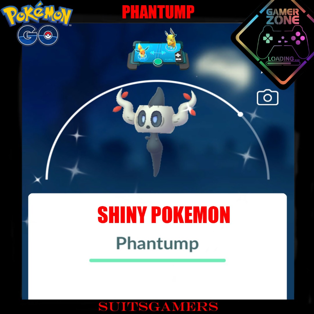 Pokemon GO - Shiny Phantump [SHINY POKEMON], Video Gaming, Video Games ...