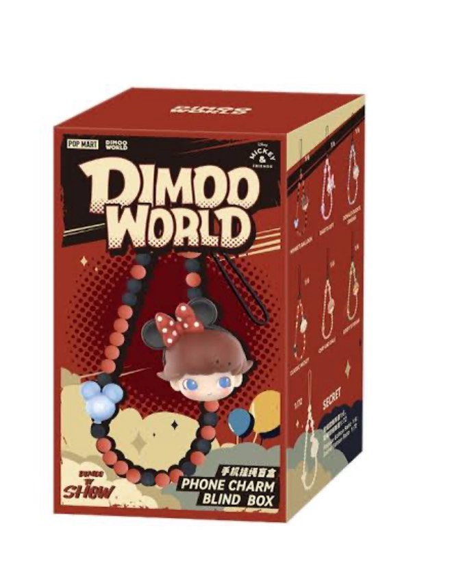 POPMART DIMOO x DISNEY PHONE CHARM - Chip & Dale, Telepon Seluler ...