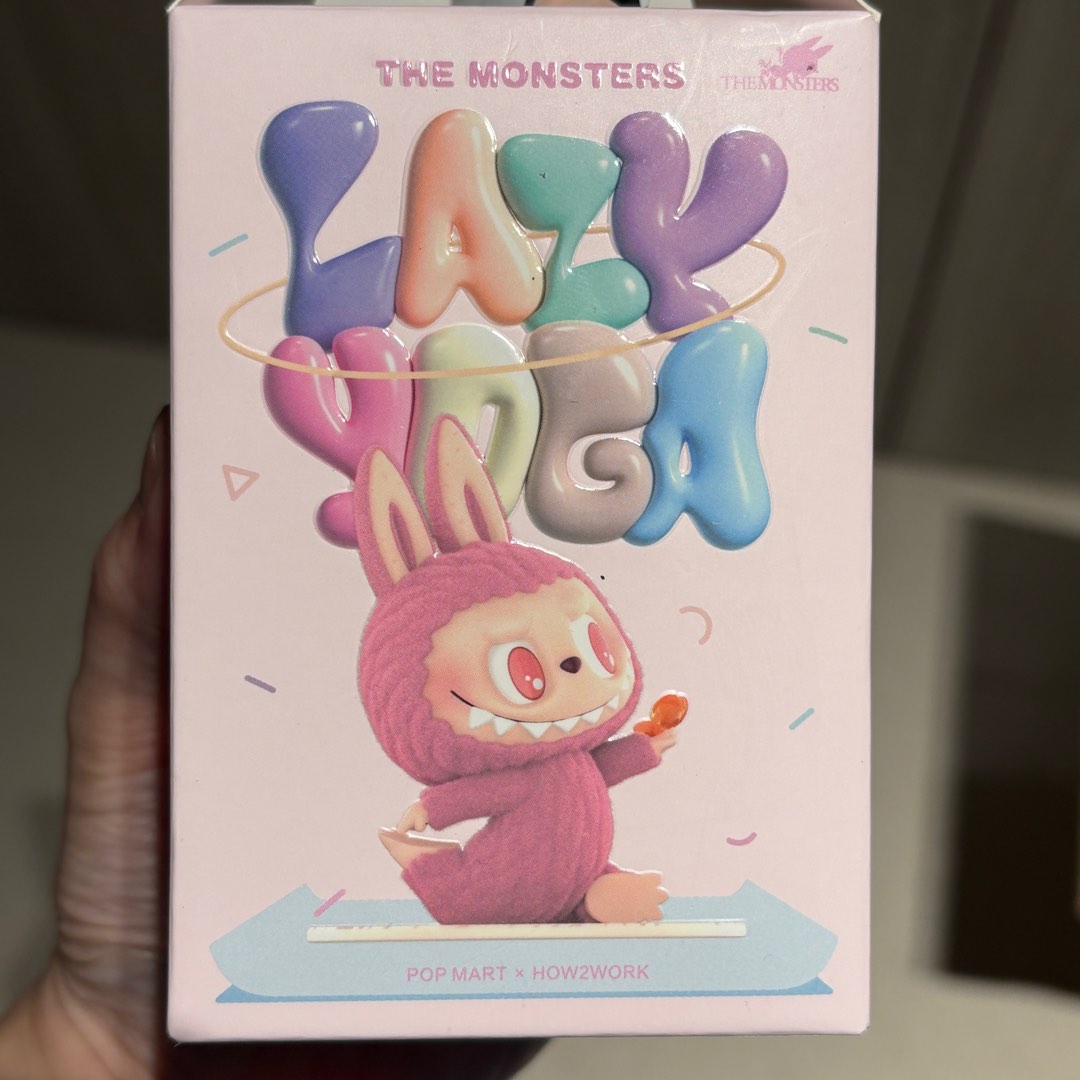 Popmart Lazy Yoga labubu - Sweat, Hobbies & Toys, Memorabilia ...