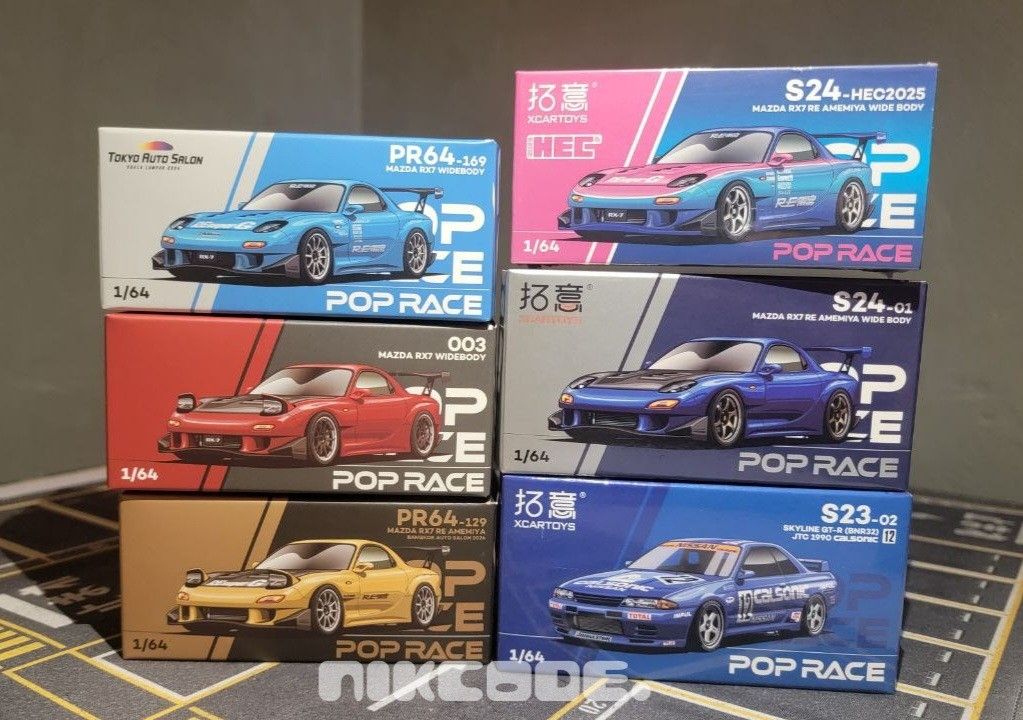 POPRACE RX7 & Skyline R32 [unsealed], Hobbies & Toys, Toys & Games on ...