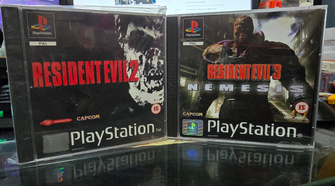Resident Evil 2 (PlayStation) & Resident Evil 3: Nemesis (PlayStation 1 ...