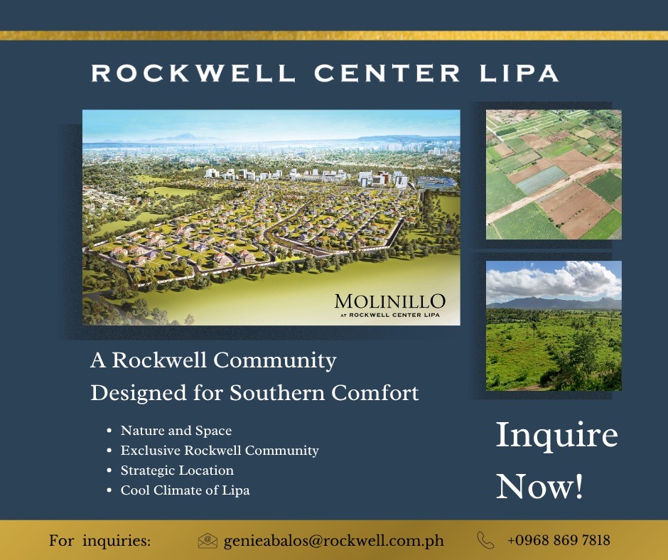 Rockwell Center Lipa - Molinillo, Property, For Sale, Lot on Carousell