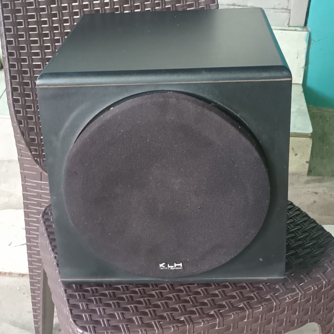 RUSH SALE !!! KLH BassBite V Powered Subwoofer, USA), Audio, Soundbars ...