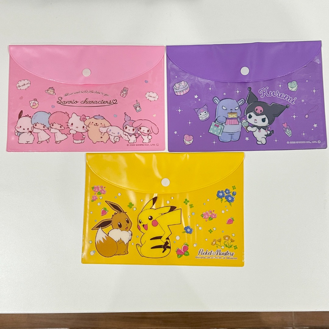 Sanrio Characters Multi-Purpose A5 Size Plastic Envelope [From Japan ...