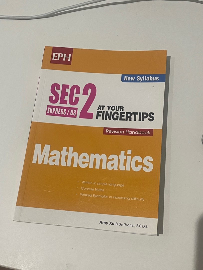 Sec 2 Express/G3 Maths Revision Handbook, Hobbies & Toys, Books ...