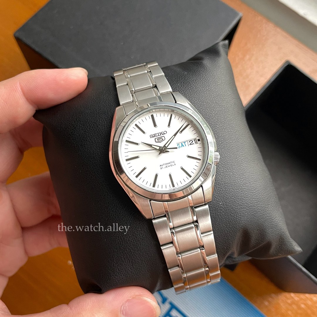 Seiko 5 Automatic - SNKL41K1 White - Dress Watch (Baby SARB), Luxury ...
